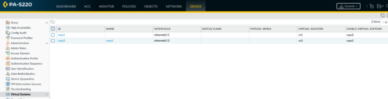 PaloAltoNetworks Tech Article: How to Connect vsys Directly – Tech Blog